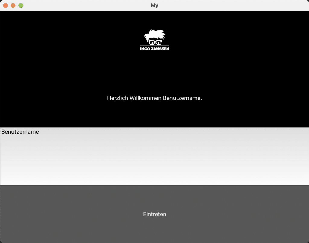 Python GUI mit KIVY - Den Benutzer Willkommen heißen - Ingo Janssen